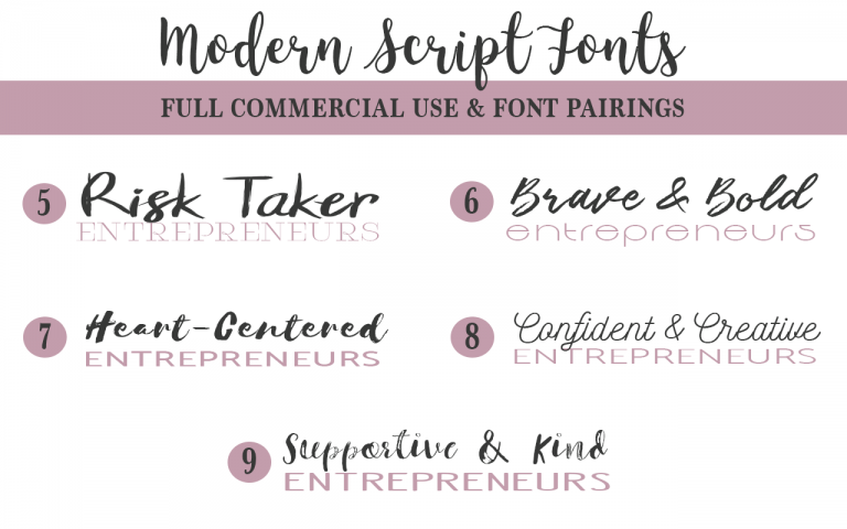Gorgeous, Free Commercial Use Script Fonts and Pairings - ND Consulting